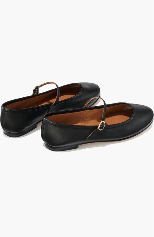 MARGAUX Demi Jane Flat - Black Nappa