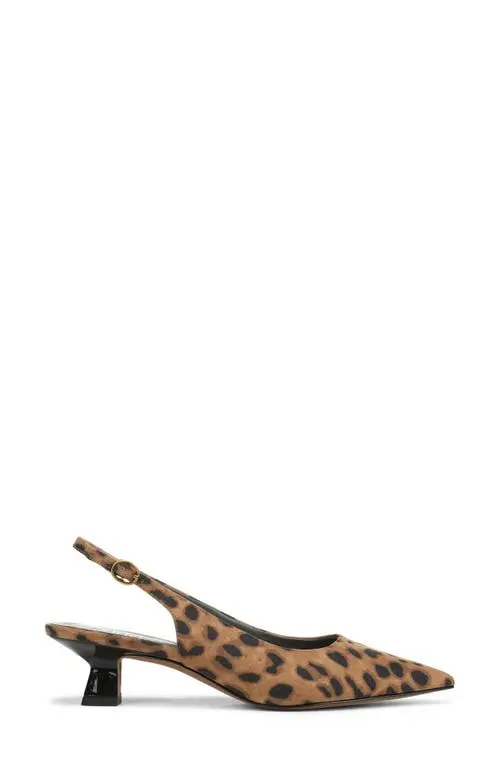 Franco Sarto Jaden Slingback Pumps - Camel Multi