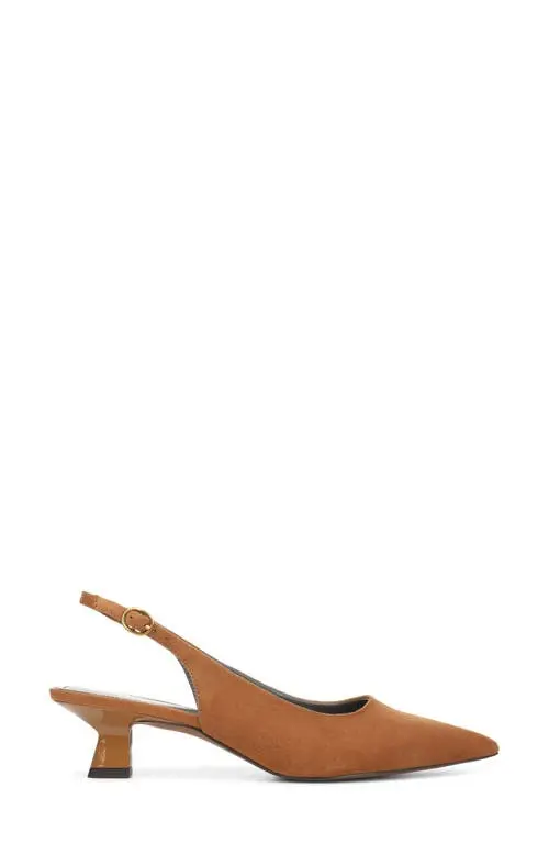Franco Sarto Jaden Slingback Pumps - Saddle Brown