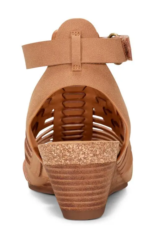Earth Hattie 3 Wedge Sandal - Medium Brown