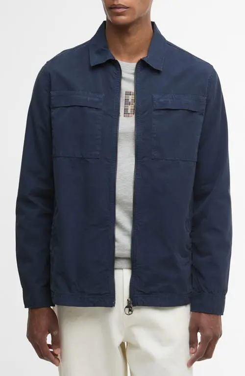 Barbour Glendale Zip Overshirt - Navy