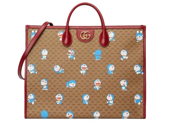Gucci Large X Doraemon Tote Bag