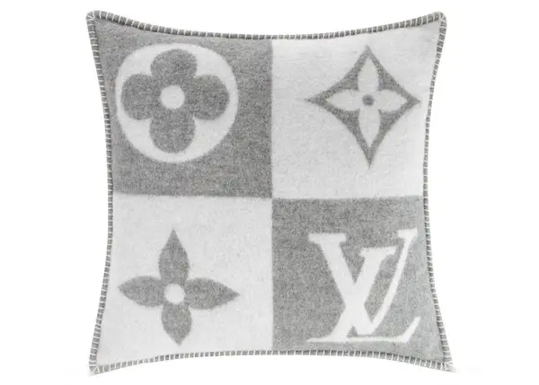 LOUIS VUITTON Checkmate Cushion - Grey