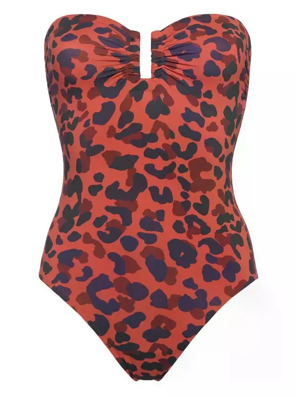 ERES Posidonia Printed Swimsuit - Brown