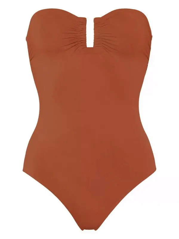 ERES Cassiopée Strapless Swimsuit - Brown