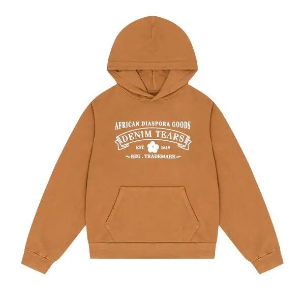 DENIM TEARS Adg Hoodie - Brown