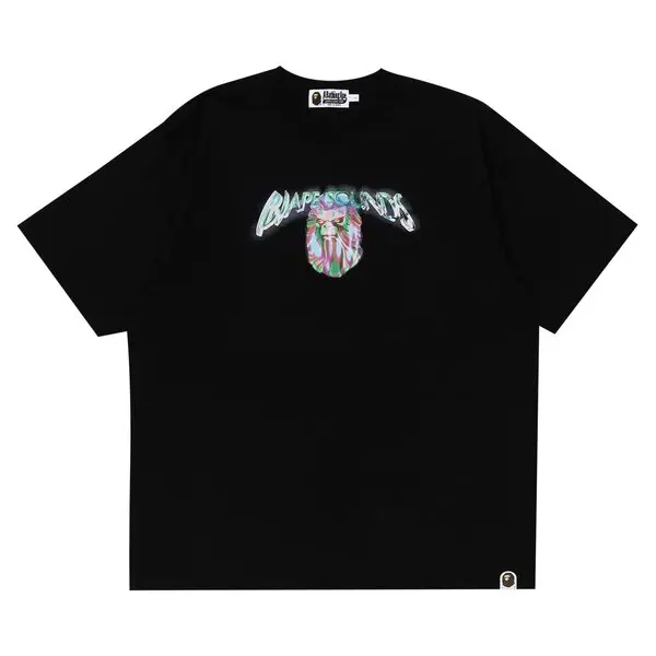 A BATHING APE Sounds Tee - Black