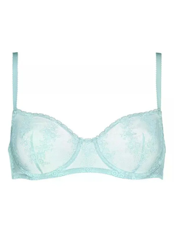 ERES Fleurette Demi-cup Bra - Blue