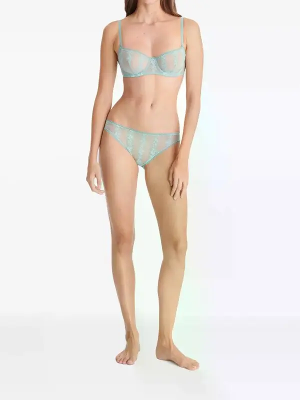 ERES Fleurette Demi-cup Bra - Blue