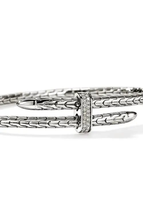 John Hardy Sterling Spear Bangle - Silver