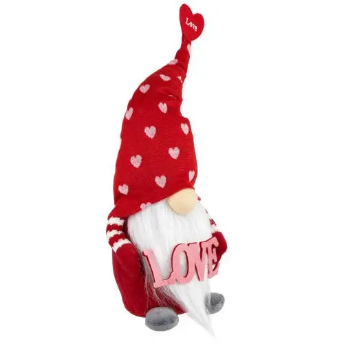 NORTHLIGHT Hearts And Love Valentine's Day Gnome18.5
