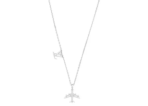 LOUIS VUITTON Plane Necklace - Silver