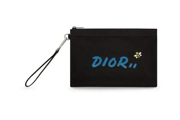 Dior X Kaws Pouch - Black