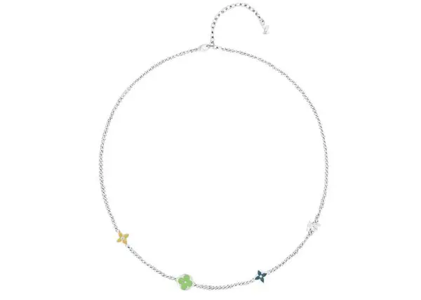 LOUIS VUITTON Sunrise Necklace - Silver