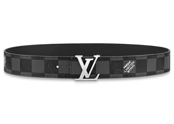 LOUIS VUITTON Initials 40mm Reversible Belt - Black