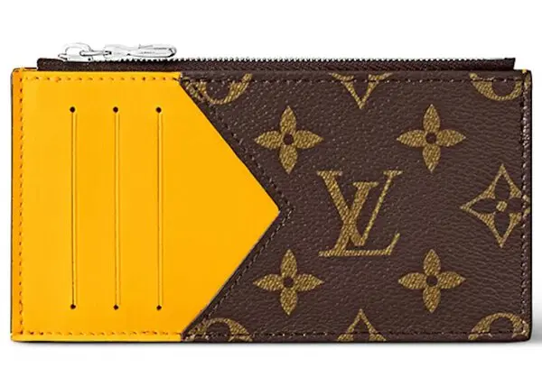 LOUIS VUITTON Coin Card Holder Colormania - Jaune Mat