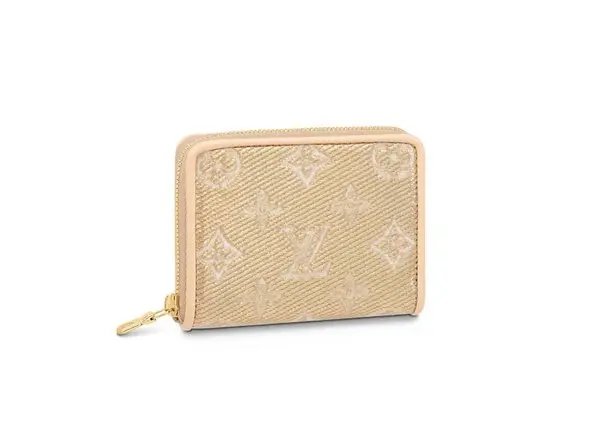 LOUIS VUITTON Zippy Coin Purse - Beige