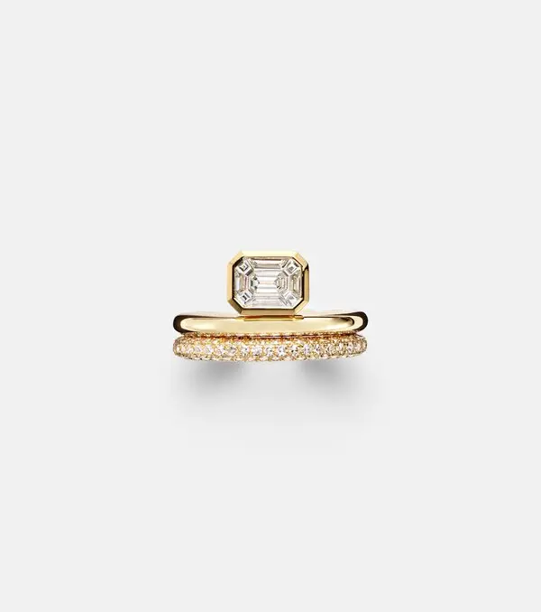Shay Jewelry 18kt Yellow Ear Cuff With Diamonds - Gold