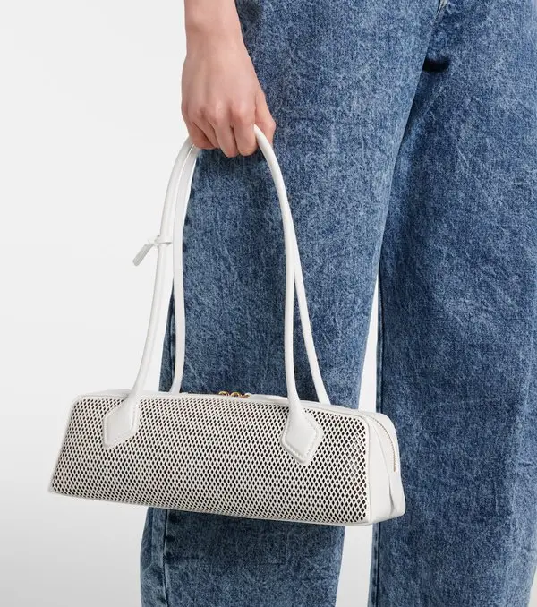 Alaïa Le Teckel Shoulder Bag - White