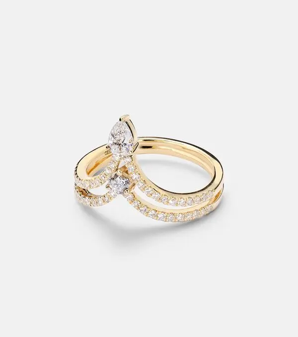Shay Jewelry 18kt Yellow Diamond Ring - Gold