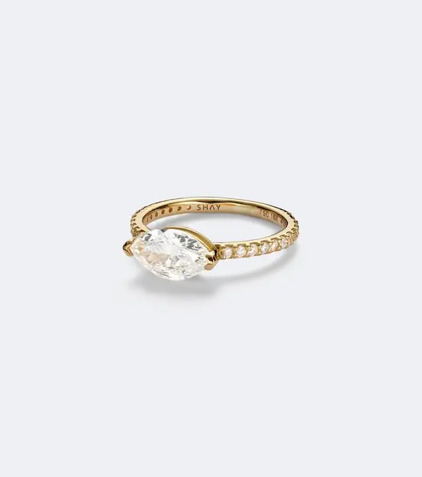 Shay Jewelry 18kt Yellow Diamond Ring - Gold