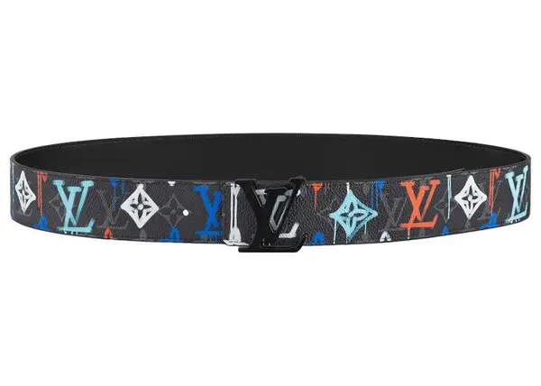 LOUIS VUITTON Shape 40mm Reversible Belt - Lv Graffiti