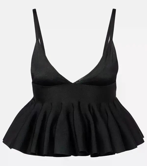 Alaïa Godet Bra Top