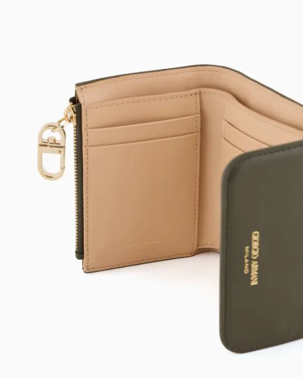 Giorgio Armani Leather Trifold Wallet