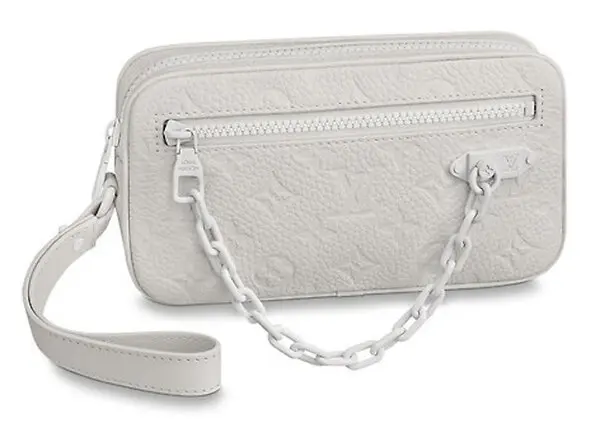 LOUIS VUITTON Pochette Volga Monogram - White