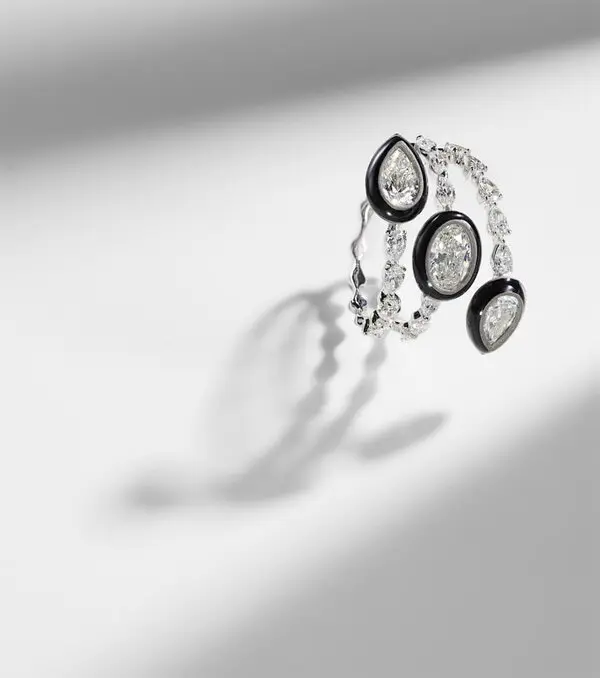 KAMYEN Saturn 18kt White Gold Diamond Ring