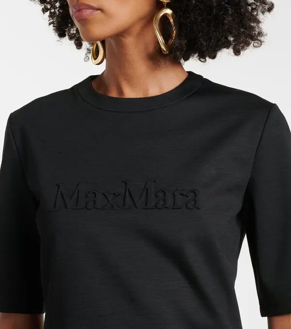 Max Mara Peter Embroidered T-shirt - Black