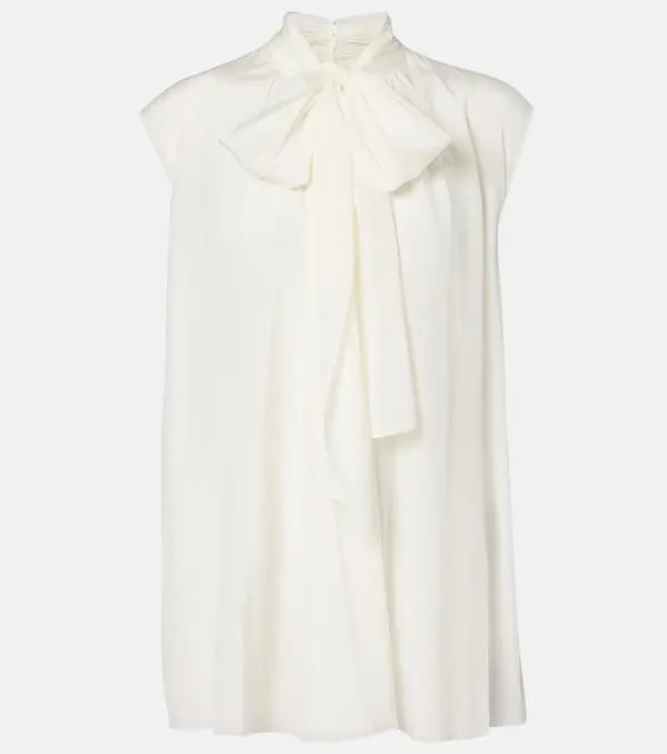 Dolce & Gabbana Silk Blend Top - White