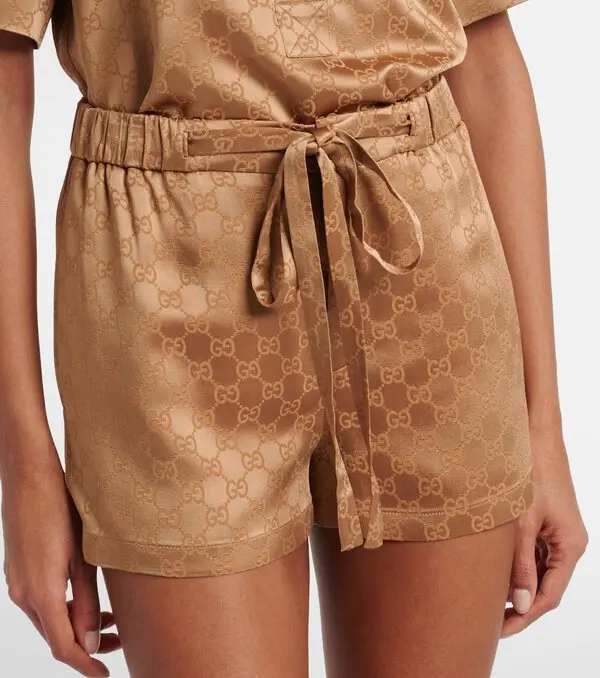 Gucci Gg Satin Shorts