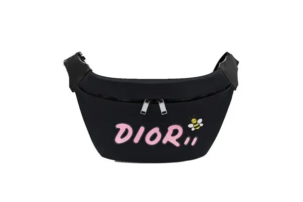Dior X Kaws Belt Bag - Black