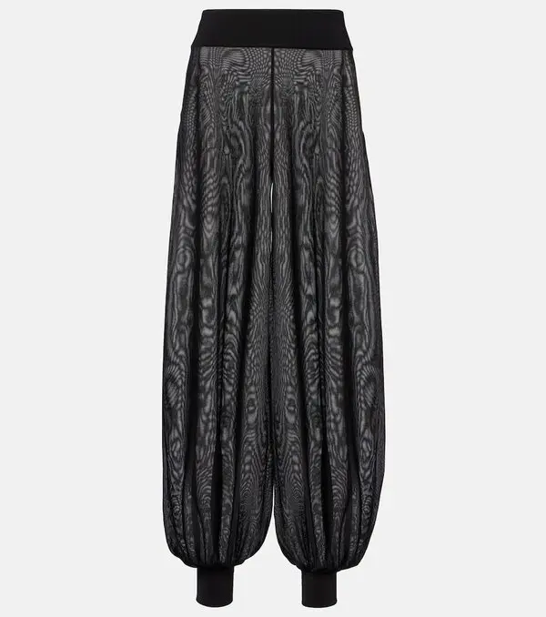 Alaïa High-rise Pants - Black