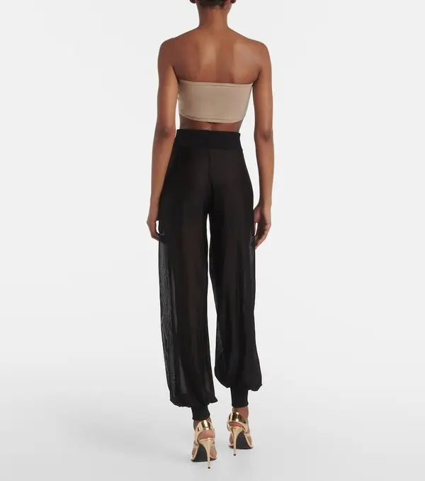 Alaïa High-rise Pants - Black