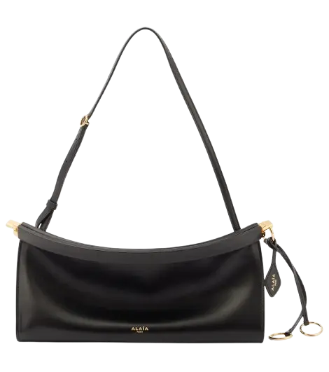 Alaïa Curve Medium Shoulder Bag - Black