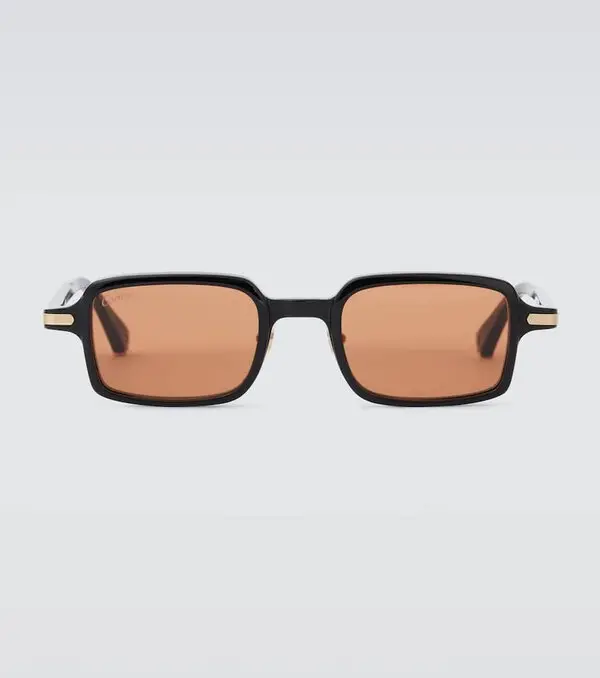 CARTIER Première De Rectangular Sunglasses - Black