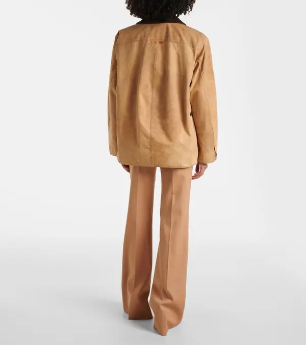 Stella McCartney Corduroy-trimmed Cotton Field Jacket