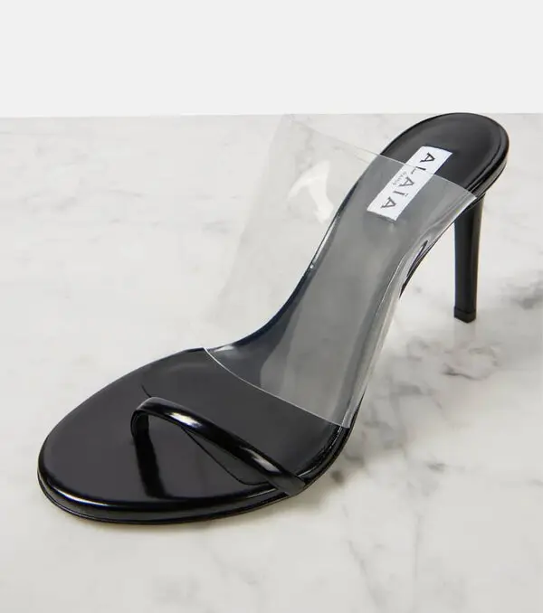 Alaïa Plexi 90 Sandals - Transparent