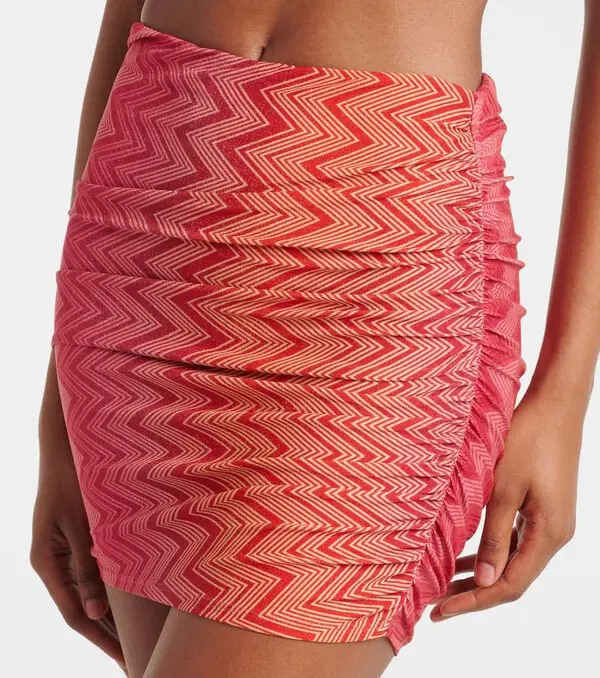 Missoni Zigzag Lamé Miniskirt