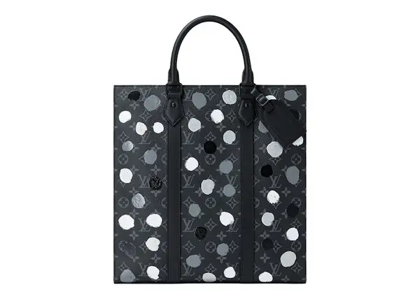 LOUIS VUITTON X Yayoi Kusama Sac Plat - Monogram Eclipse Black/silver