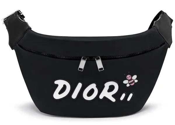 Dior X Kaws Belt Bag - Black