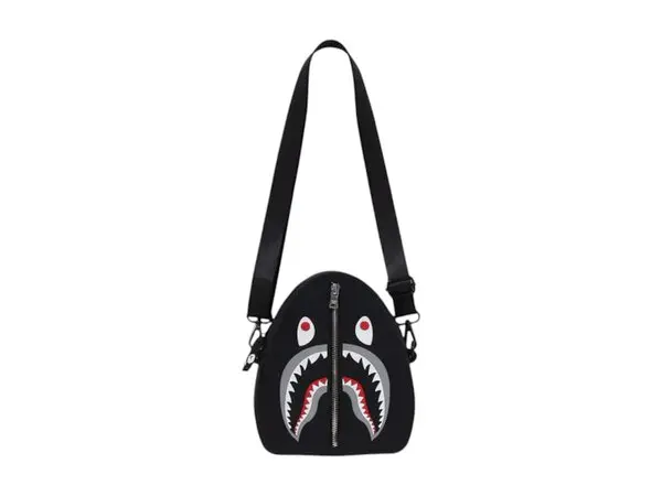 A BATHING APE Shark Silicon Shoulder Bag
