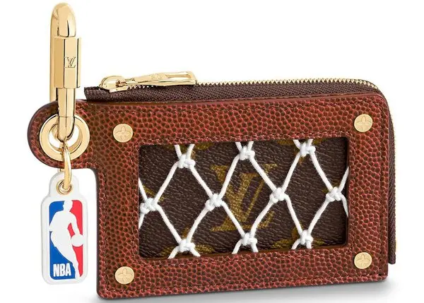 LOUIS VUITTON X Nba Legacy Net Zippy Card Holder - Black/brown