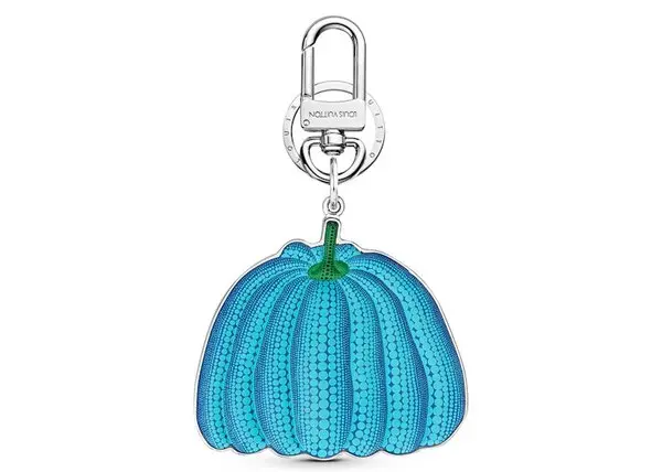 LOUIS VUITTON X Yk Pumpkin Key Holder & Bag Charm - Blue
