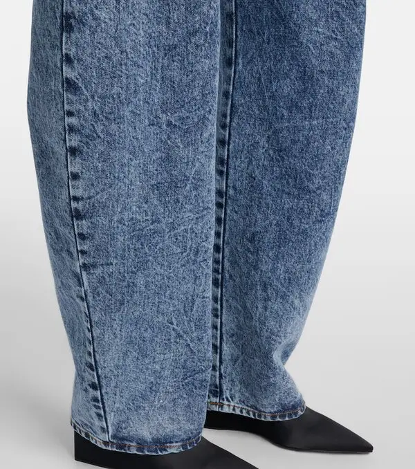 Alaïa High-rise Barrel-leg Jeans