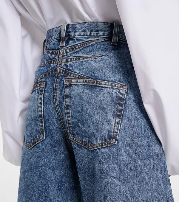 Alaïa High-rise Barrel-leg Jeans