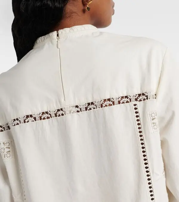 Isabel Marant Severine Macrame Cotton Top