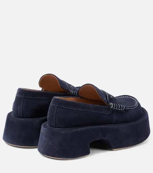 JW Anderson Suede Platform Loafers